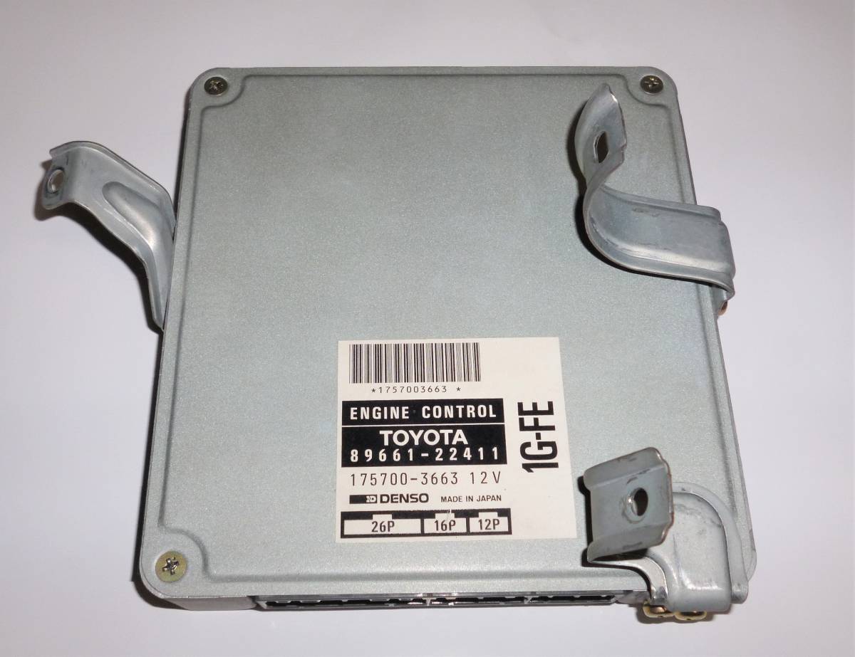 旧車 マークⅡワゴン GX70G GX81マークⅡ 後期 1G-FE用 ECU エンジンコントロールコンピューター 89661-22411 ...