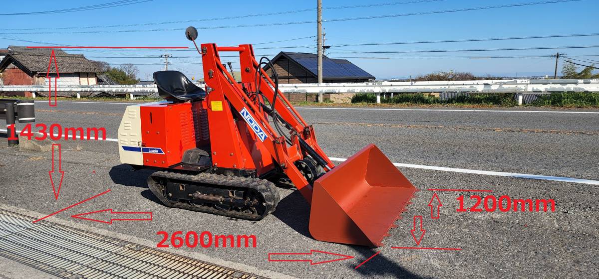 NODA MR2000 ホイールローダー タイヤショベル スキッドステアローダー(建設機械、重機)｜売買されたオークション情報、yahooの ...