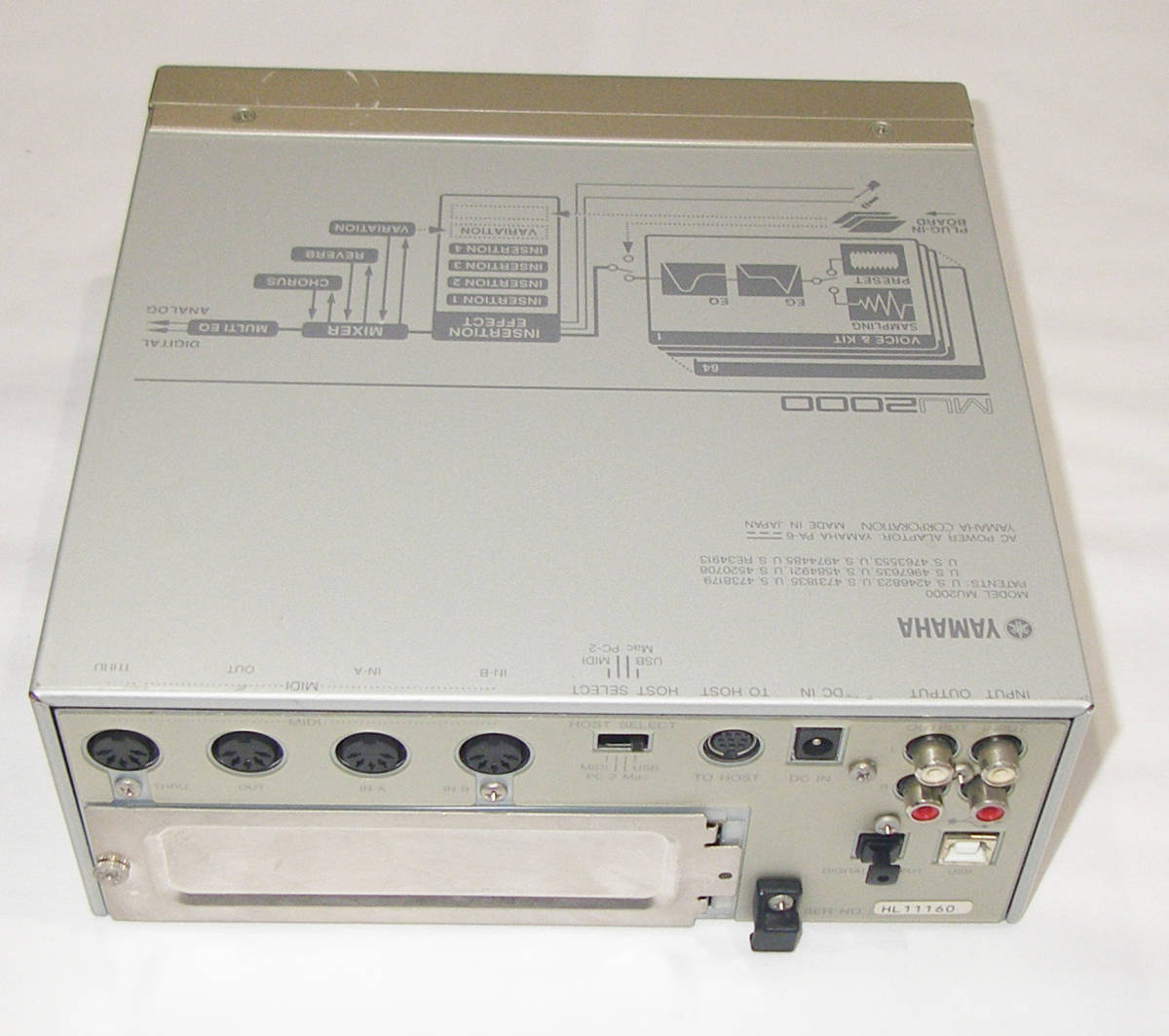 YAMAHA MU2000 EXTENDED EDITION Tone Generator OK MADE in JAPAN(音源モジュール ...