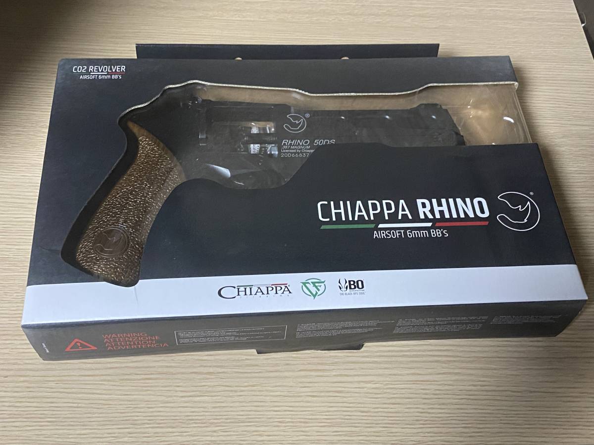 エアガン CHIAPPA RHINO キアッパ ライノ Co2 ガスガン 黒 検 マテバ 東京マルイ ハンドガン ライブカート リボルバー ...