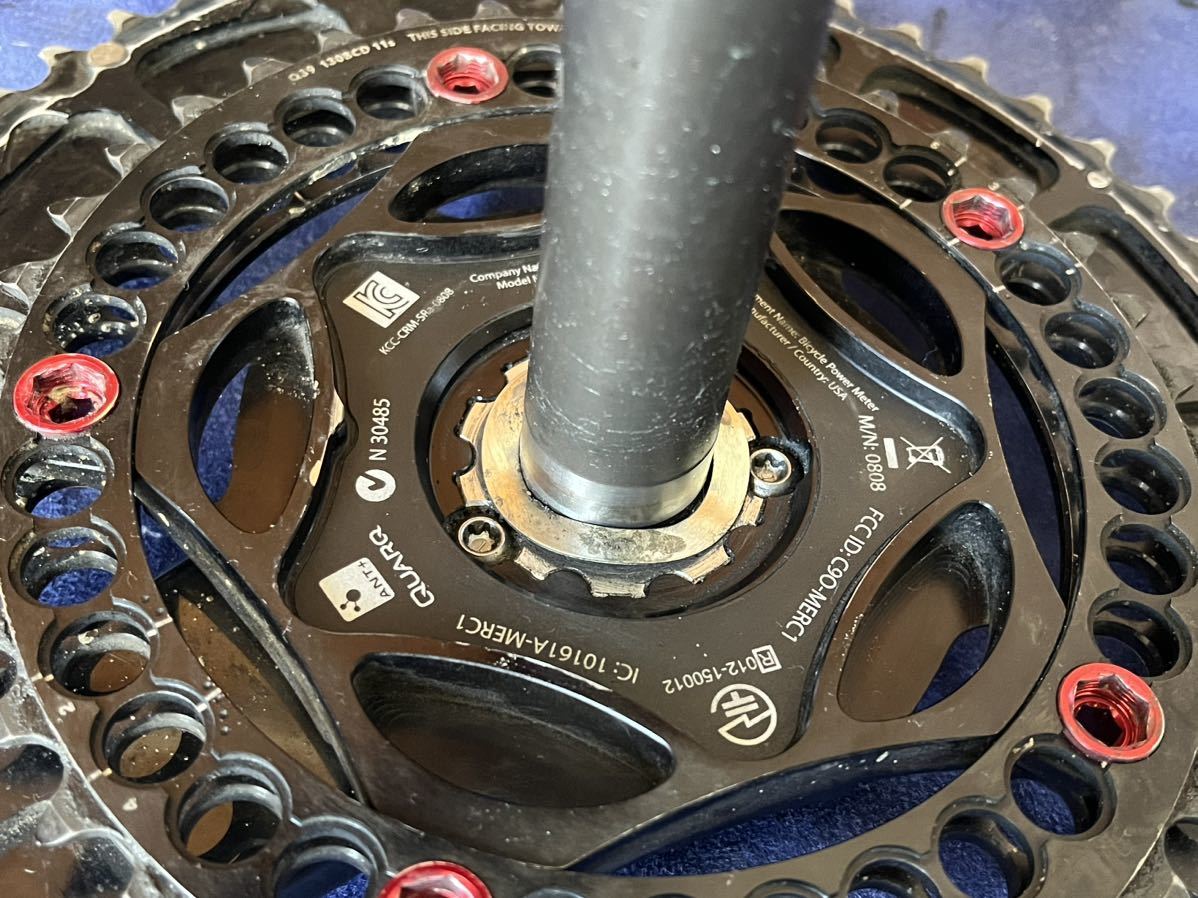 Quarq elsa 10r パワーメーター 170mm sram クランク 53-39t simano ROTOR q-rings シマノ ...