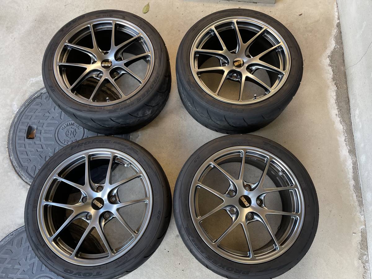 BBS RI-A ダイヤモンドブラック 品番RI-A011 RI-A014 PORSCHE ポルシェ 911 PCD130 8.5J×18 ...