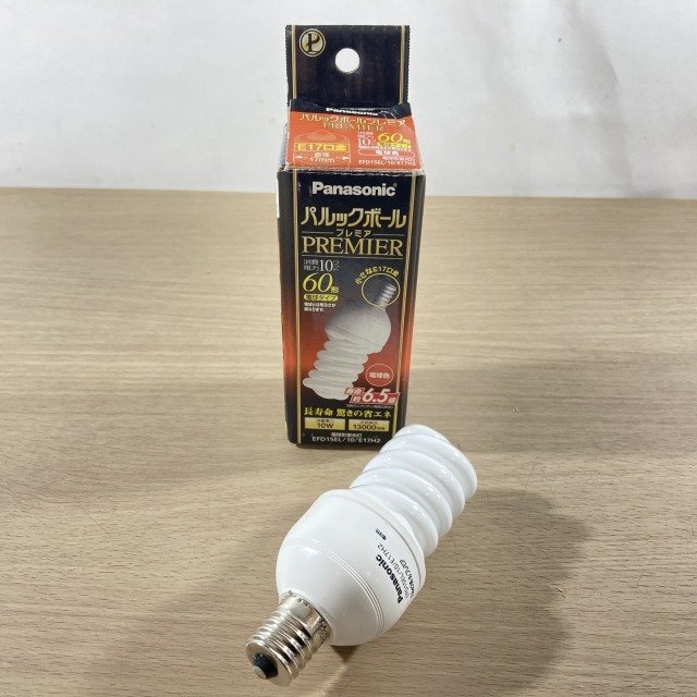 EFD15EL/10/E17H2 電球形蛍光灯 パルックボールプレミア 60形 電球色 E17口金 パナソニック Panasonic 開封品 K0029686(蛍光灯)｜売買されたオークション ...