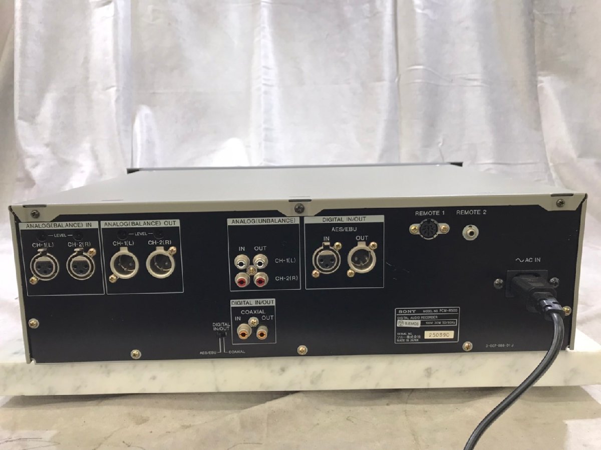 t1794 現状品 SONY ソニー PCM-R500 DATレコーダー(DAT機器)｜売買されたオークション情報、yahooの商品情報を ...