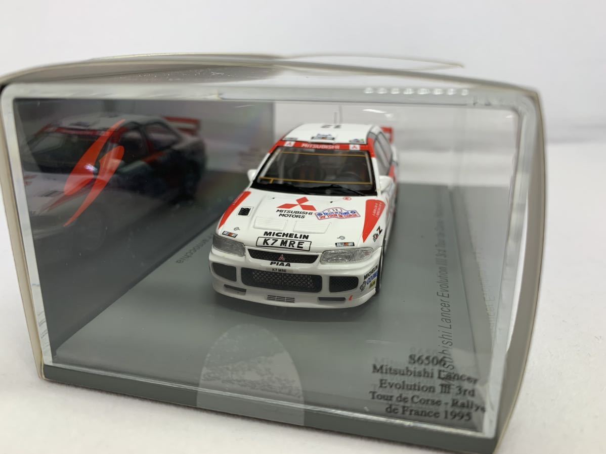 絶版品 1/43 Spark S6506 Mitsubishi Lancer Evolution Ⅲ 1995 Tour de Corse ...
