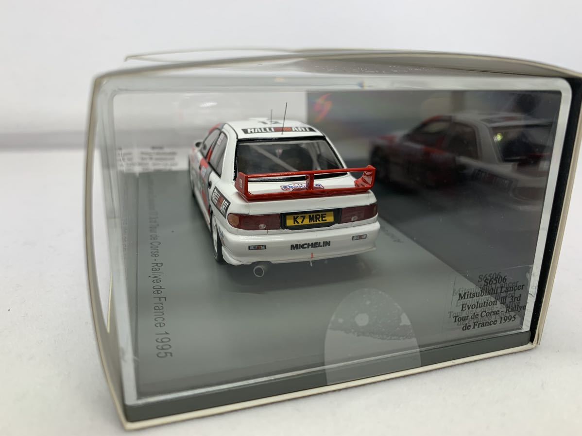 絶版品 1/43 Spark S6506 Mitsubishi Lancer Evolution Ⅲ 1995 Tour de Corse ...