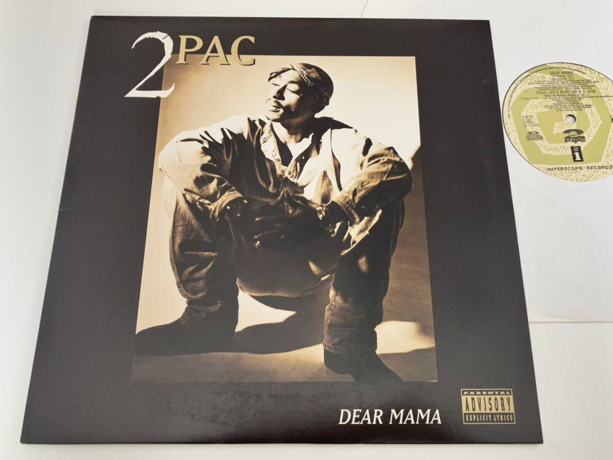 95年USオリジナル 2PAC / Dear Mama 6Tra12inch INTERSCOPE US 95774-0 LP Ver ...