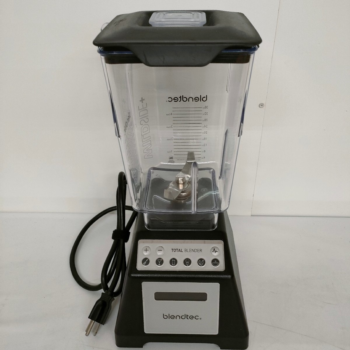 5 blendtec/ブレンドテックトータルブレンダー WILDSIDE+ JAR/ワイルドサイドジャー ブラック CTB2 2017年製 ...