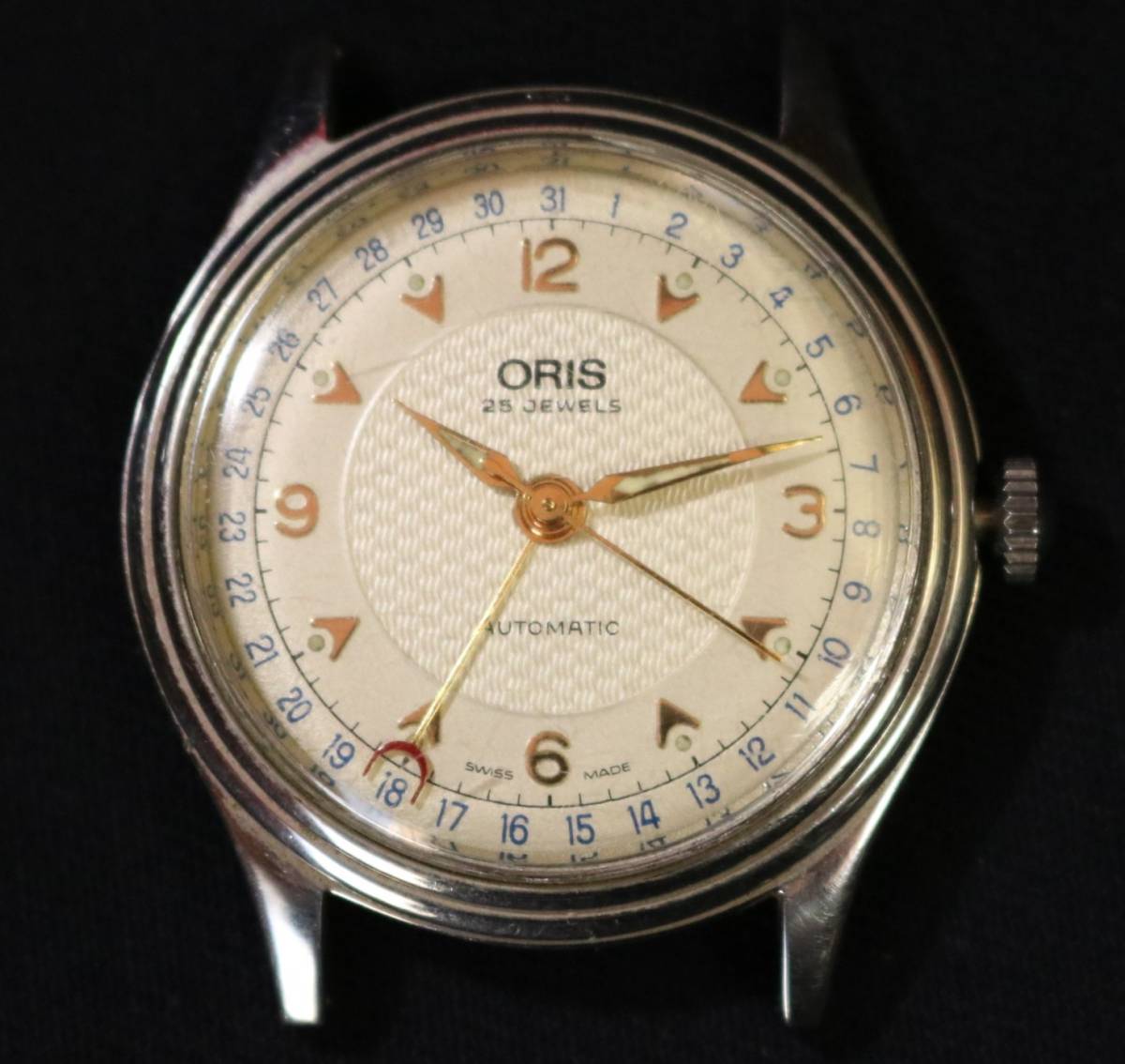 オリス Oris 7470 ポインターデイト 25石 自動巻 裏スケルトン 機械式 スイス製(オリス)｜売買されたオークション情報、yahoo ...