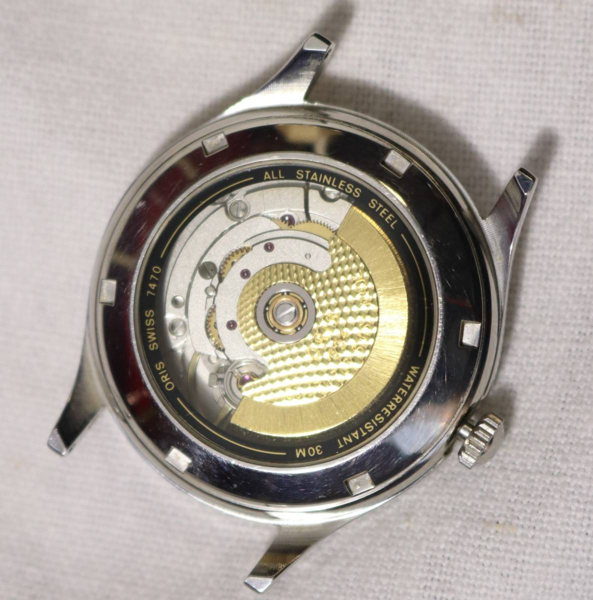 オリス Oris 7470 ポインターデイト 25石 自動巻 裏スケルトン 機械式 スイス製(オリス)｜売買されたオークション情報、yahoo ...