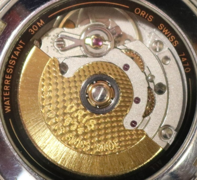 オリス Oris 7470 ポインターデイト 25石 自動巻 裏スケルトン 機械式 スイス製(オリス)｜売買されたオークション情報、yahoo ...