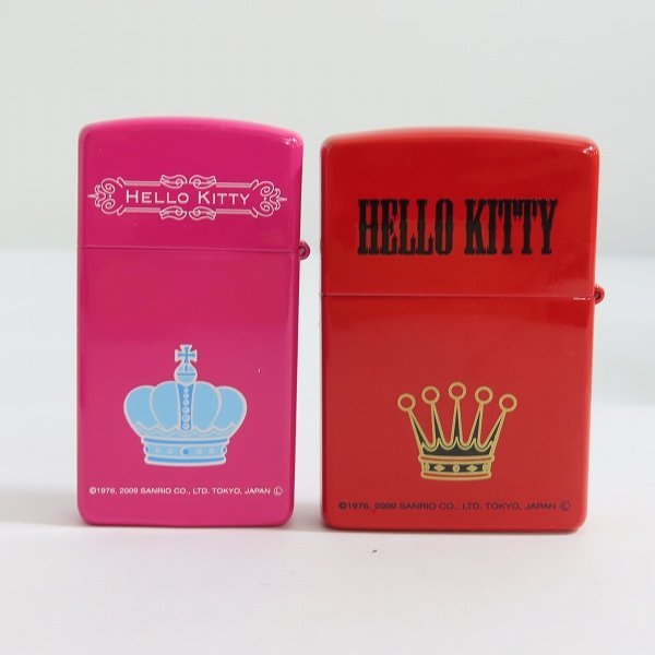 ZIPPO/ジッポー HELLO KITTY/ハローキティ 天使/悪魔 ペアライター 07/08年製 /LPL(アニメーション、ヒーロー ...