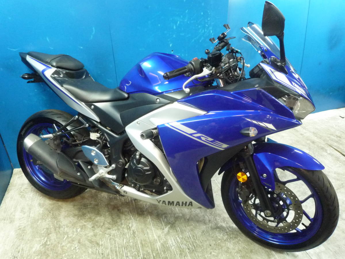 YAMAHA YZF-R3 青 車検残R6/7月 半額配送キャンペーン 名変 乗れます 限定価格 諸経費0円 始動確認済み 即納車有り 激安 ...