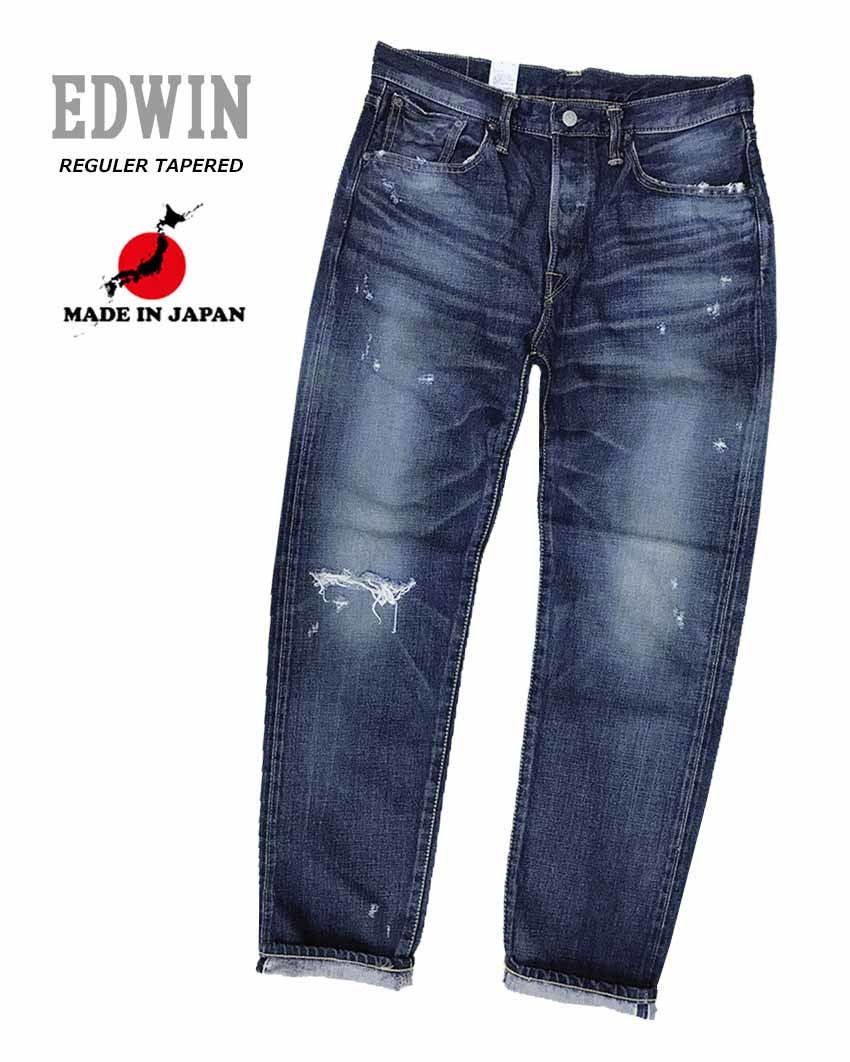 タグ付き/24200円を EDWINエドウイン限定モデルREGULER TAPERED ボタンフライ/EDS33-1126/34/L30 在庫限り(W34)｜売買されたオークション情報 ...