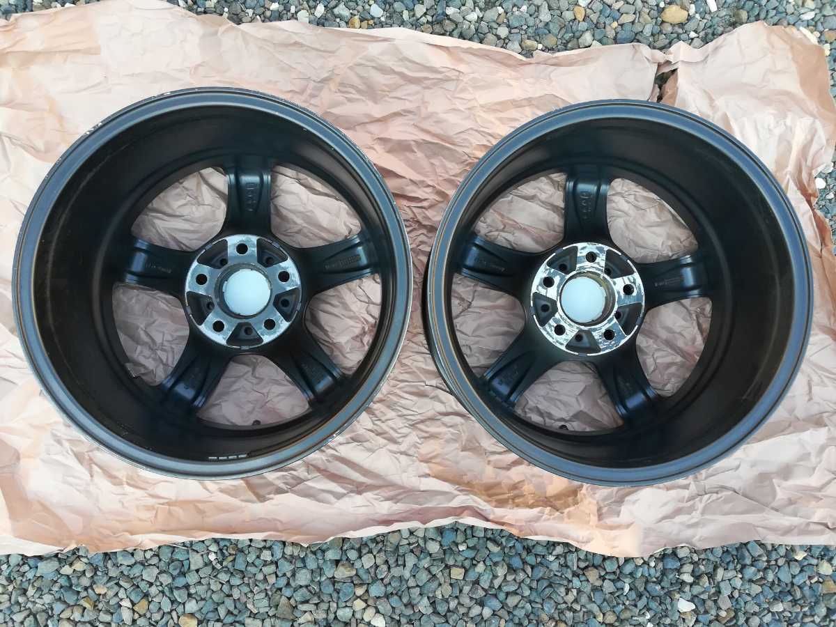 BMW用 8J +30 コンケイブ 5本スポーク rial salerno リアル 17インチ PCD120 ハブ72.6 検 E30 E36 ...