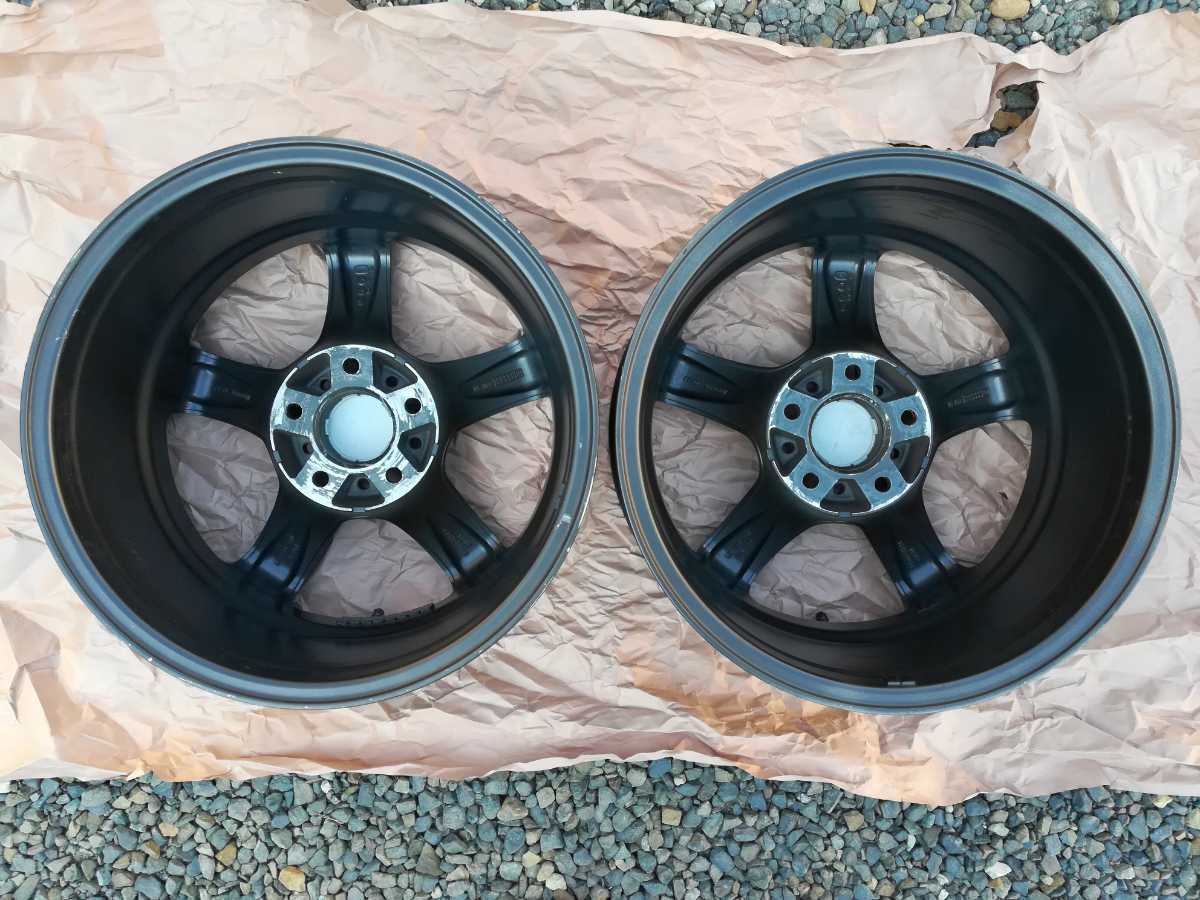 BMW用 8J +30 コンケイブ 5本スポーク rial salerno リアル 17インチ PCD120 ハブ72.6 検 E30 E36 ...