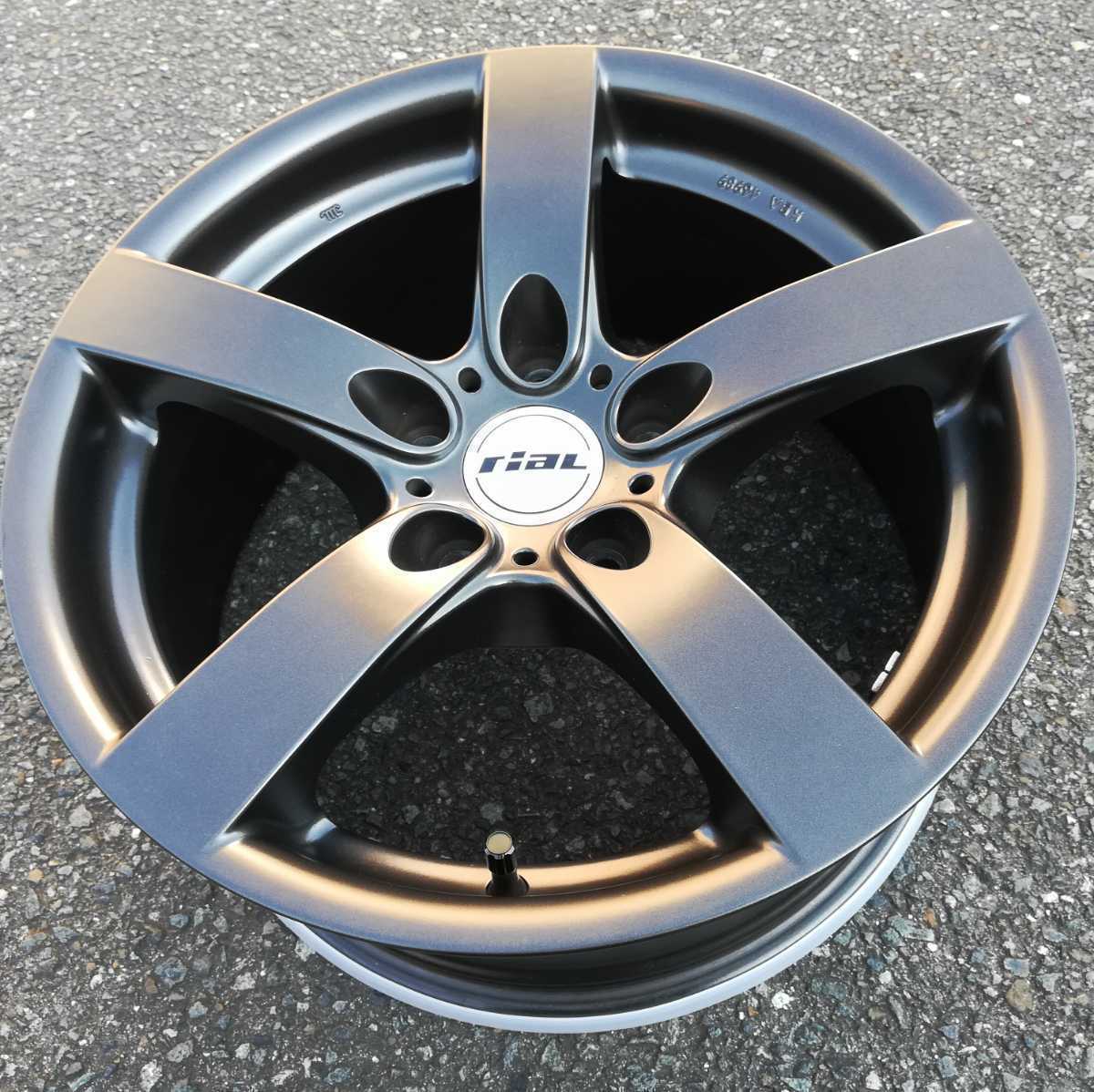 BMW用 8J +30 コンケイブ 5本スポーク rial salerno リアル 17インチ PCD120 ハブ72.6 検 E30 E36 ...