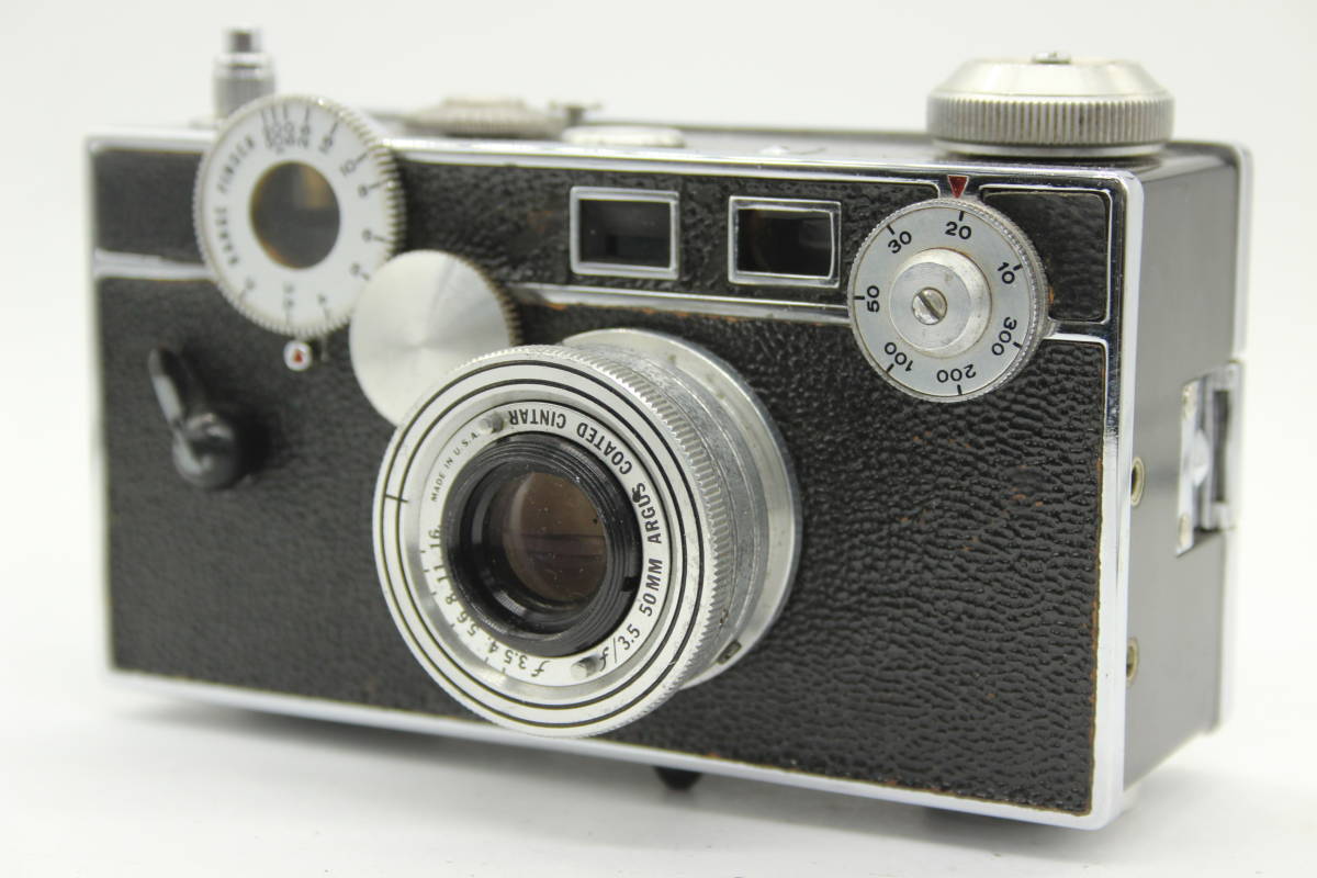 返品保証 アーガス Argus Coated Cintar 50mm F3.5 カメラ C1550(マニュアルフォーカス)｜売買された ...