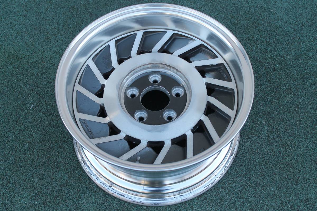 日産 フェアレディZ Z31 JDSアルミホイール 7J×16 8J×16 4本 ガンメタ ジャパンダットサンサービス ジャンクにて ...