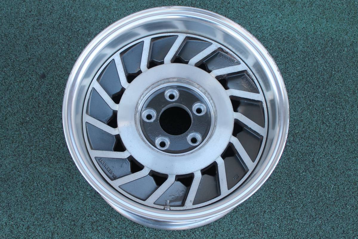 日産 フェアレディZ Z31 JDSアルミホイール 7J×16 8J×16 4本 ガンメタ ジャパンダットサンサービス ジャンクにて ...