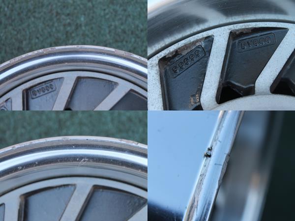 日産 フェアレディZ Z31 JDSアルミホイール 7J×16 8J×16 4本 ガンメタ ジャパンダットサンサービス ジャンクにて ...