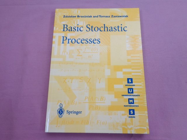 洋書 Basic Stochastic Processes Springer(数学)｜売買されたオークション情報、yahooの商品情報を ...