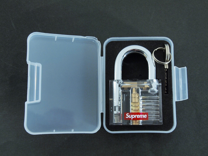 Supreme Transparent Lock 南京錠 トランスペアレント ロック 鍵 クリア シュプリーム F(その他)｜売買された ...