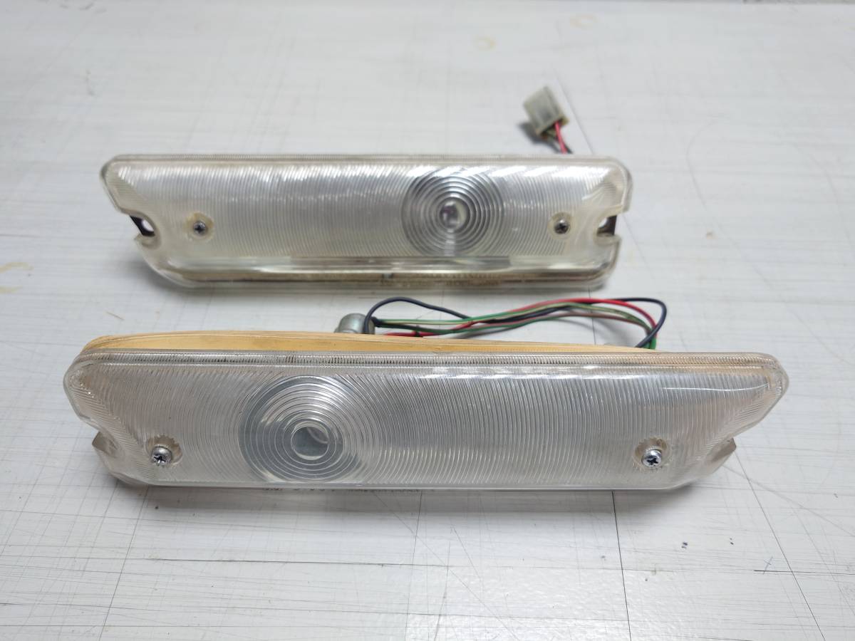 当時物 純正品 ハコスカ GC10 フロントウィンカー 左右 フラッシャーランプ IKI NISSAN genuine parts ...
