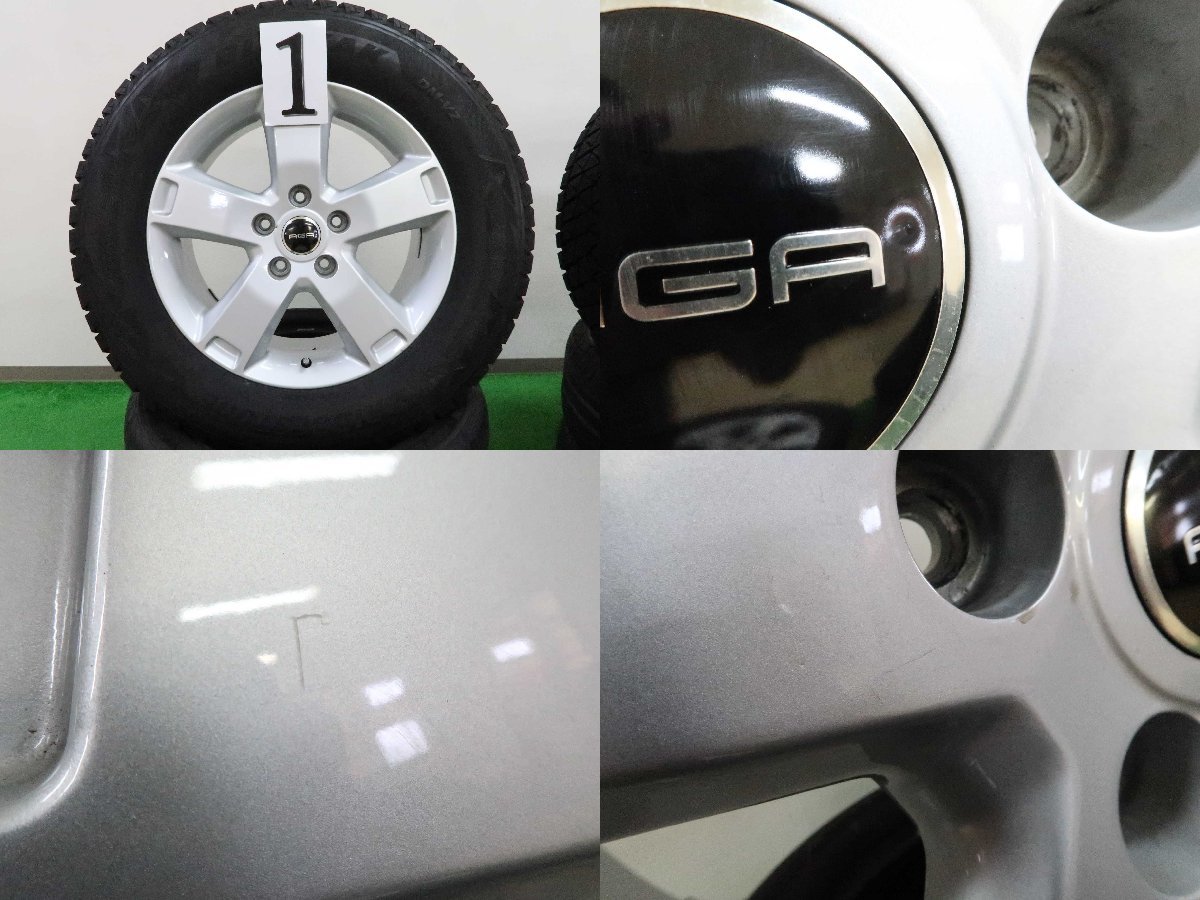 4本 Jeep WK36 グランドチェロキー 社外 AGA 18インチ 8J +55 5H 127 スタッドレス ブリヂストン ブリザック ...