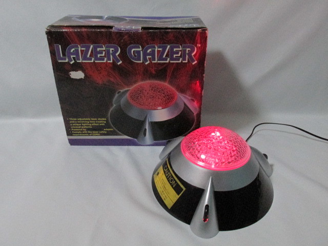 激レア LAZER GAZER レーザーゲイザー レーザー光線 グラフィック インテリア 照明 ビンテージ 定価7980円(インテリア小物 ...