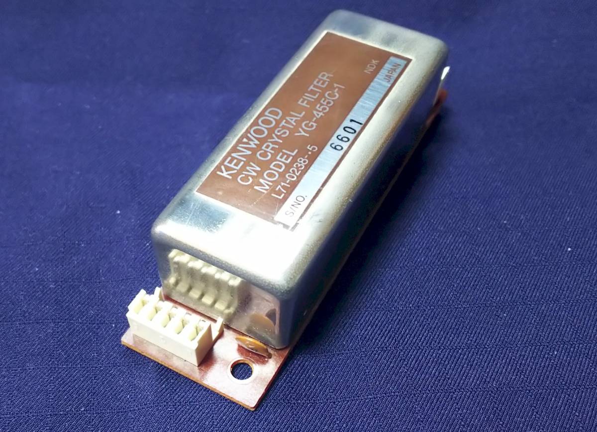 KENWOOD 455KHz CW クリスタルフィルター YG-455C-1 帯域幅 500Hz(固定)｜売買されたオークション情報 ...