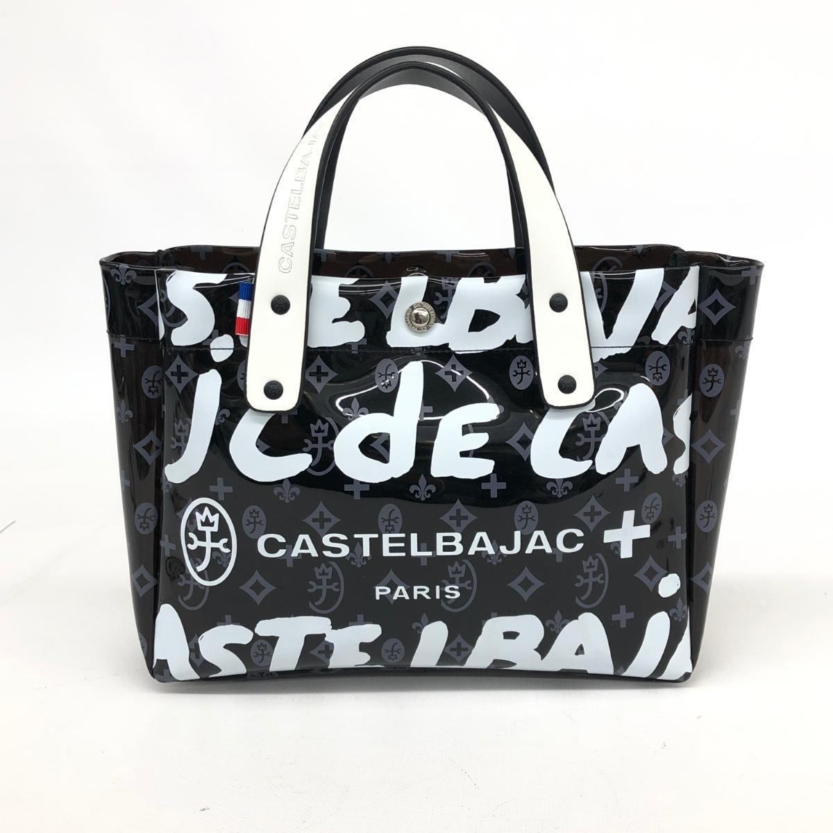 良好 CASTELBAJAC カステルバジャック ハンドバッグ ブラック PVC レディース bag 鞄(その他)｜売買されたオークション情報 ...