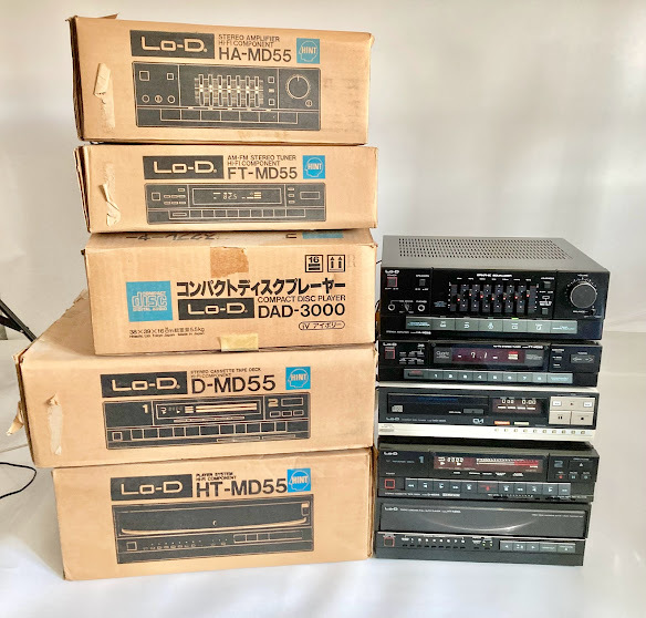 Lo-D システムコンポ カセットデッキ HA-MD55/FT-MD55/DAD-3000/D-MD55/HT-MD55 セット 箱付き 23 ...