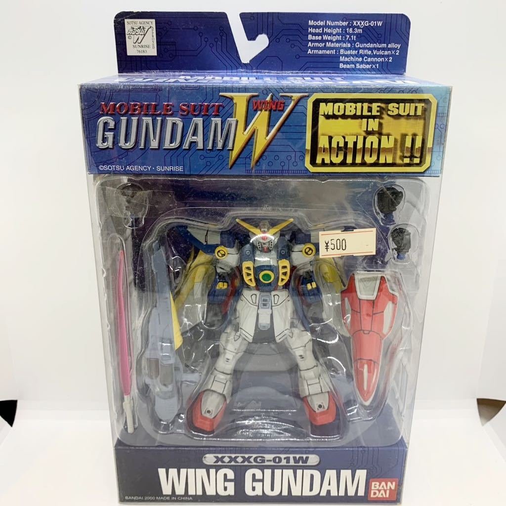 M9 フィギュア プラモデルモビルスーツインアクション XXXG-01W ウイングガンダム MING GUNDAM 2000 MOBILE ...