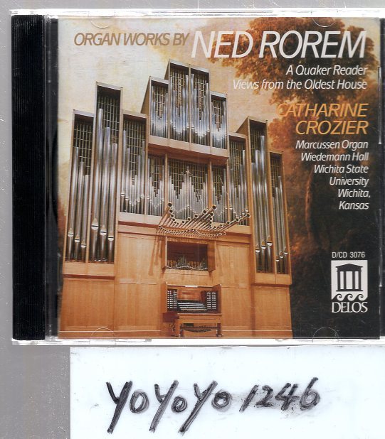 ORGAN WORKS OF NED ROREM CATHARINE CROZIER ORGAN(器楽)｜売買されたオークション情報 ...