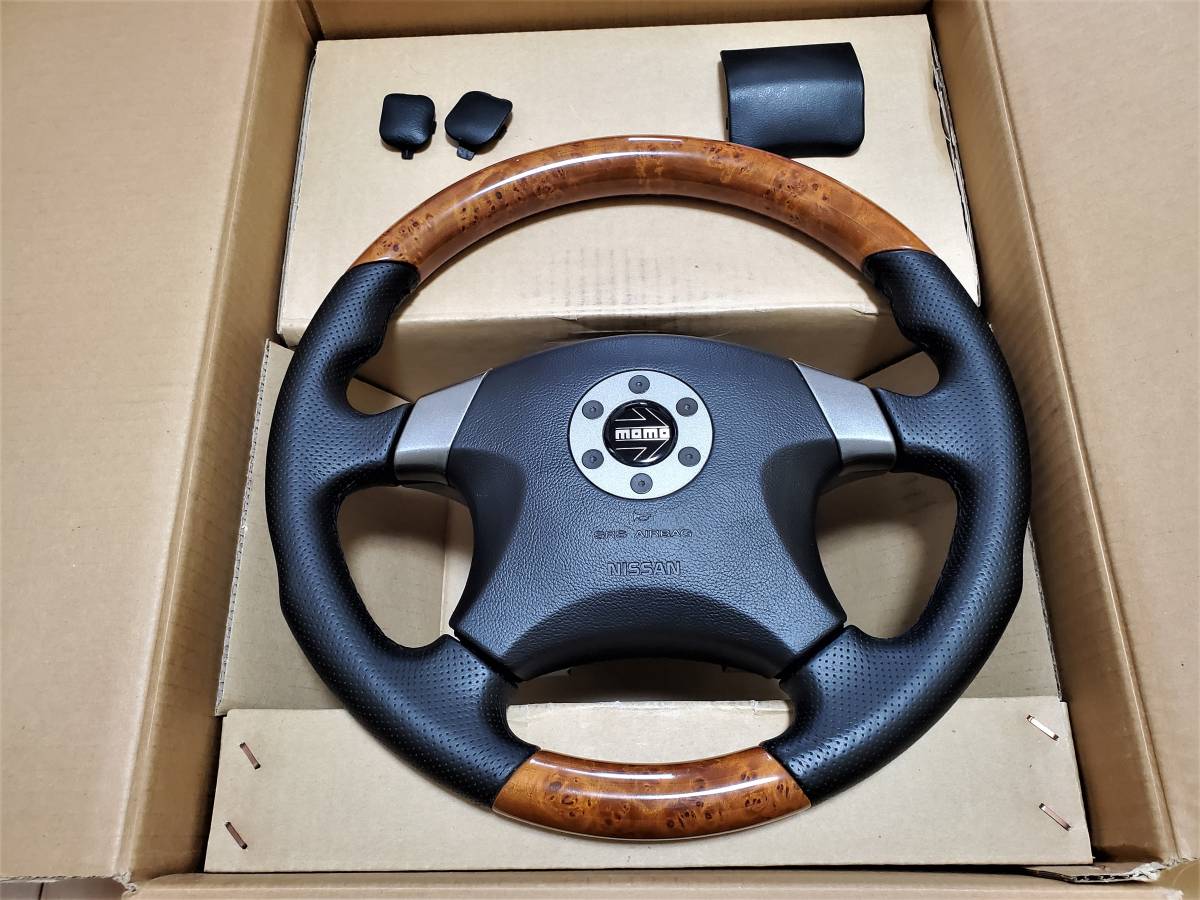 日産 エルグランド オプションMOMO メイプルウッド E51(ステアリング、ハンドル本体)｜売買されたオークション情報、yahooの商品情報をアーカイブ公開 - オークファン（aucfan.com）