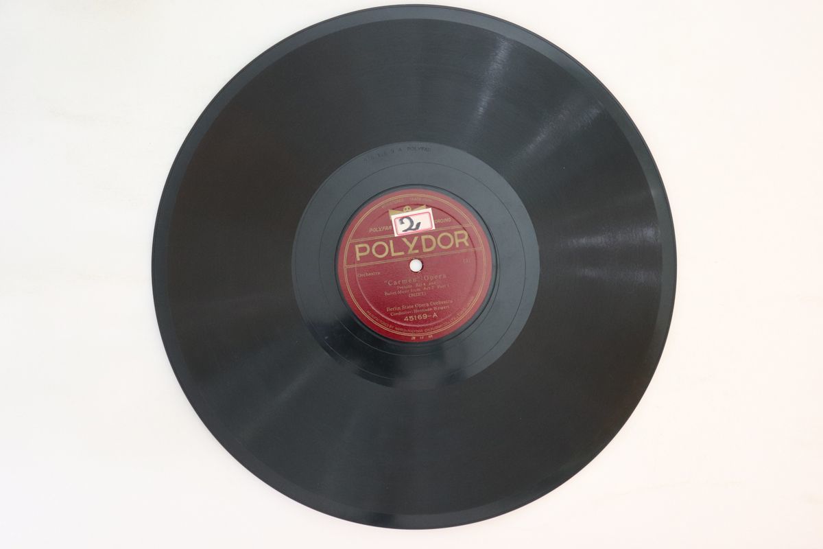 78RPM/SP Berlin State Opera Orchestra Hermann Weigert Carmen - Opera ...