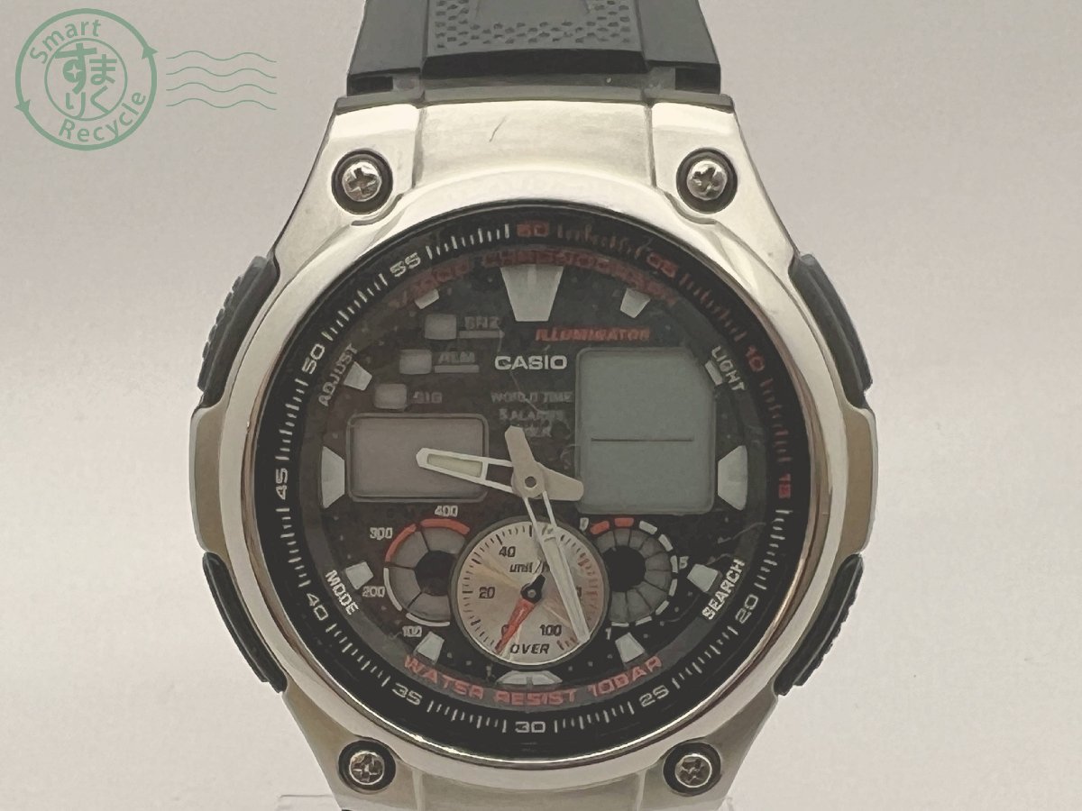 04610829 〇 CASIO カシオ イルミネーター AQ-190W 5082 デジアナ文字盤 クォーツ メンズ 腕時計(その他)｜売買さ ...