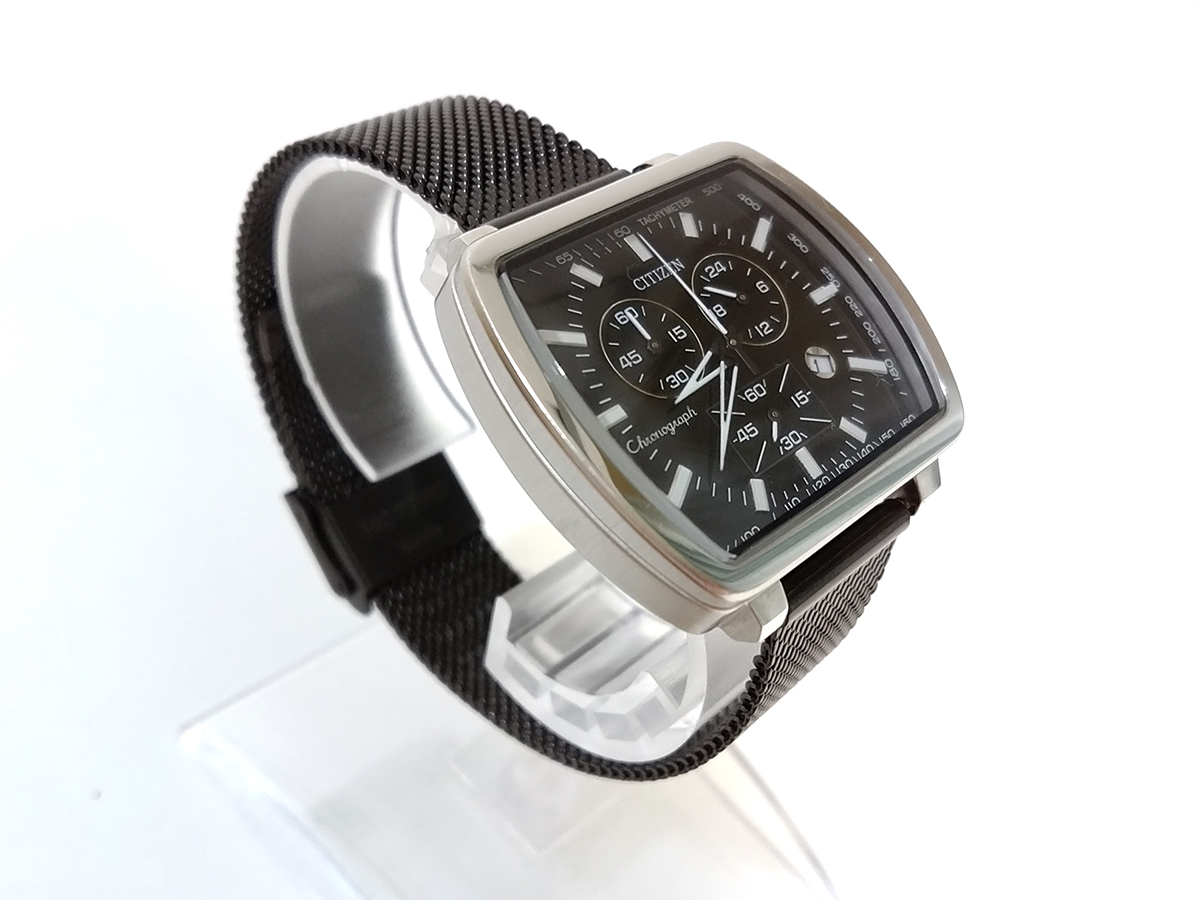 稼働中 シチズン クロノグラフ 腕時計 CITIZEN Chronograph F500-S019273 Small Seconds Hand ...