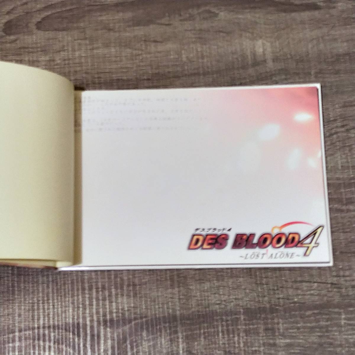 非売品 DES BLOOD4 デスブラッド4 ロストアローン ビジュアルミニブック 付属品 イスカ サイファ リティス バエル マーリィ 大 ...