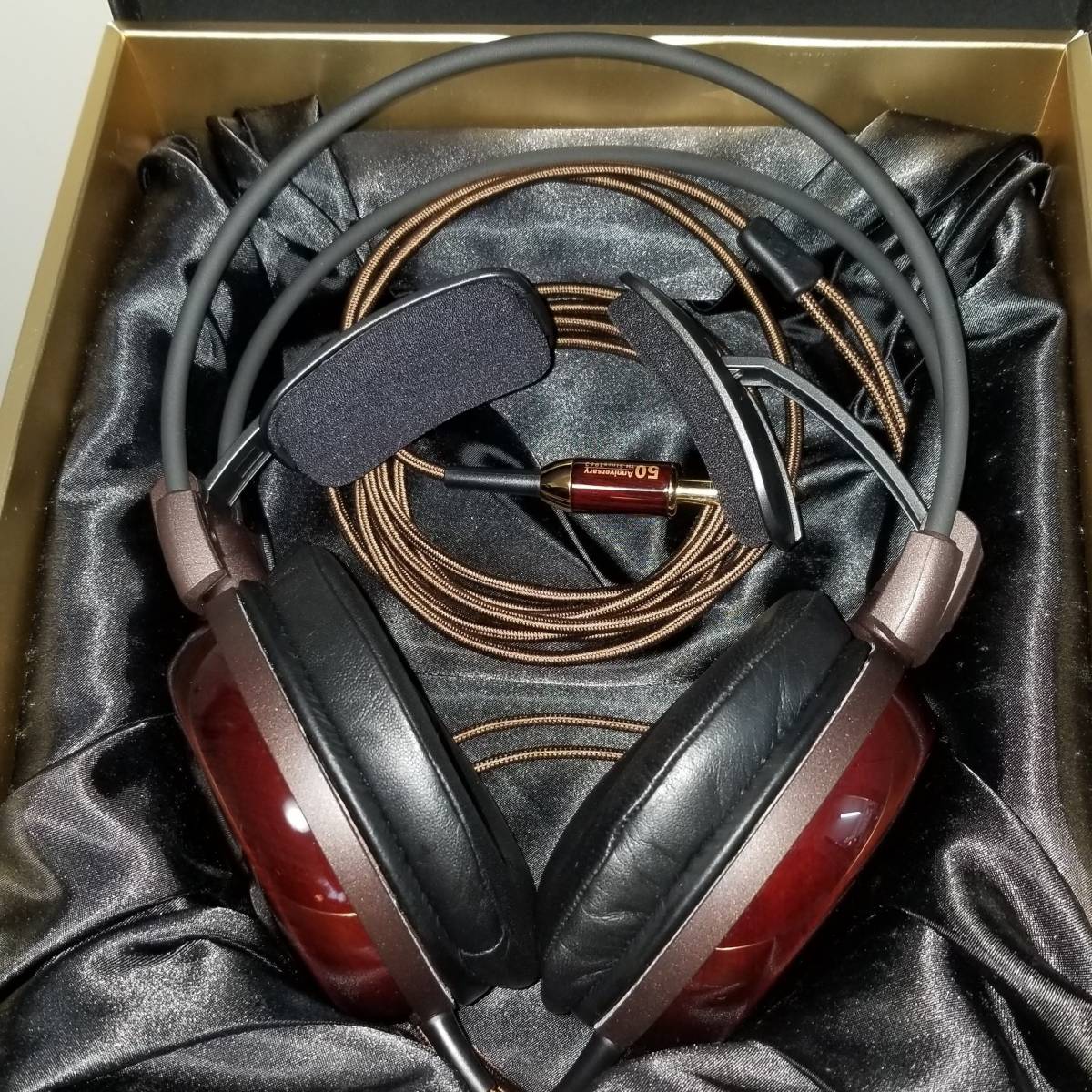 audio-technica ATH-W3000ANV ヘッドフォン 50周年記念モデル ヘッドホン オーディオテクニカATH-W3000 ...