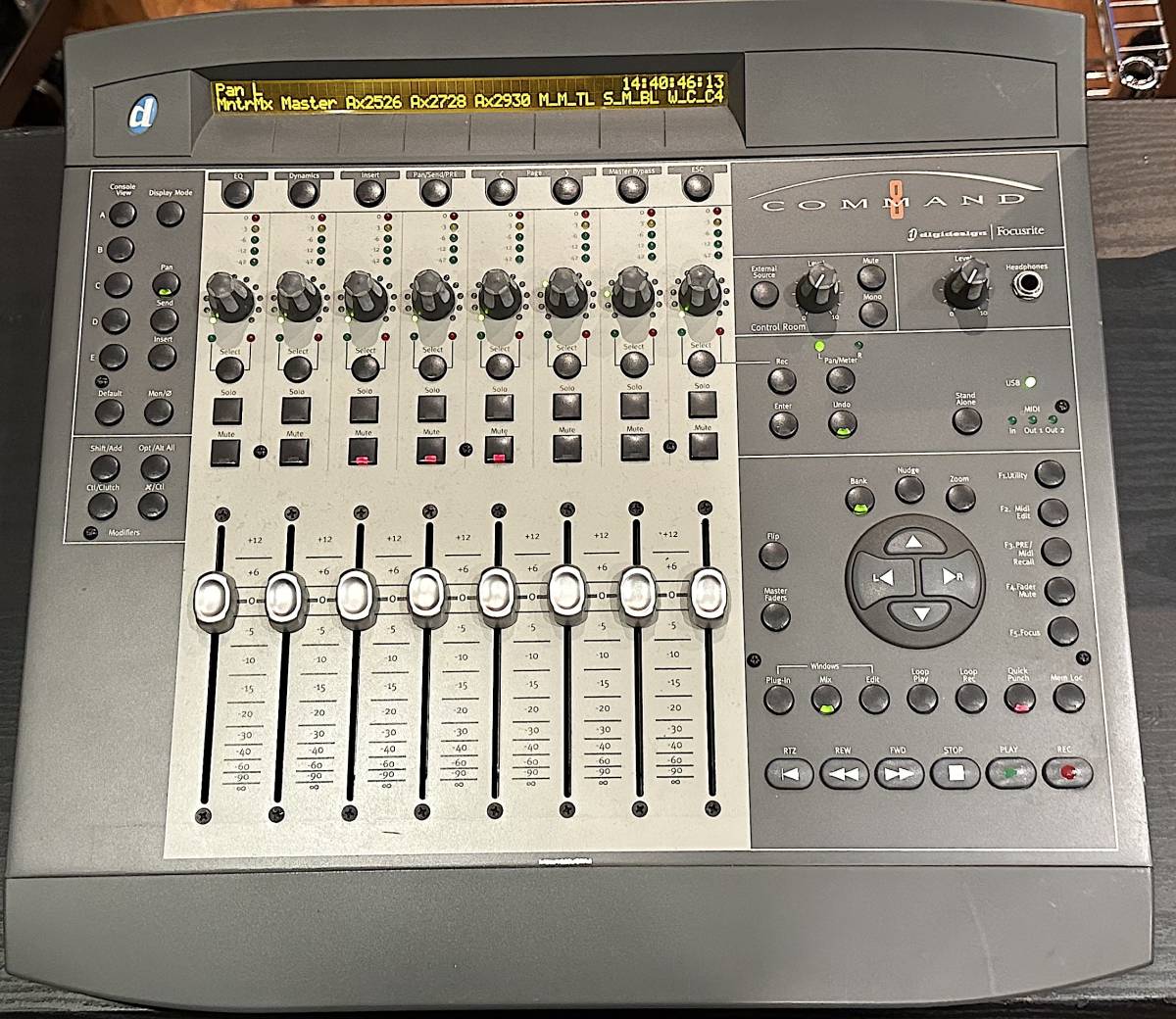 digidesign Avid ProTools用 フィジカルコントローラー Command8(ミキサー)｜売買されたオークション情報、yahooの商品情報をアーカイブ公開 - オークファン ...
