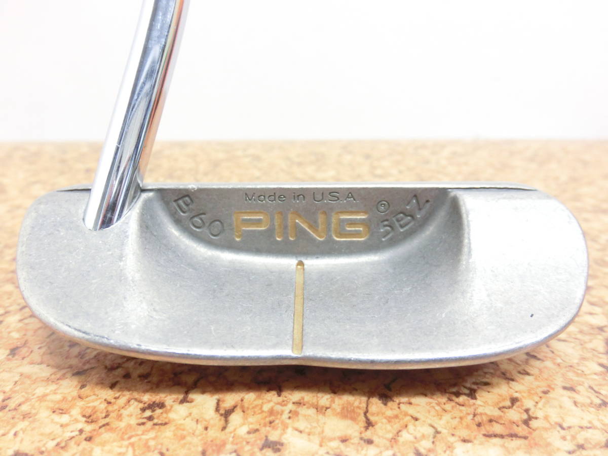 PING ピン B60 5BZ ニッケル パター 34インチ 純正スチールシャフト 品 T1064(PING)｜売買されたオークション情報 ...