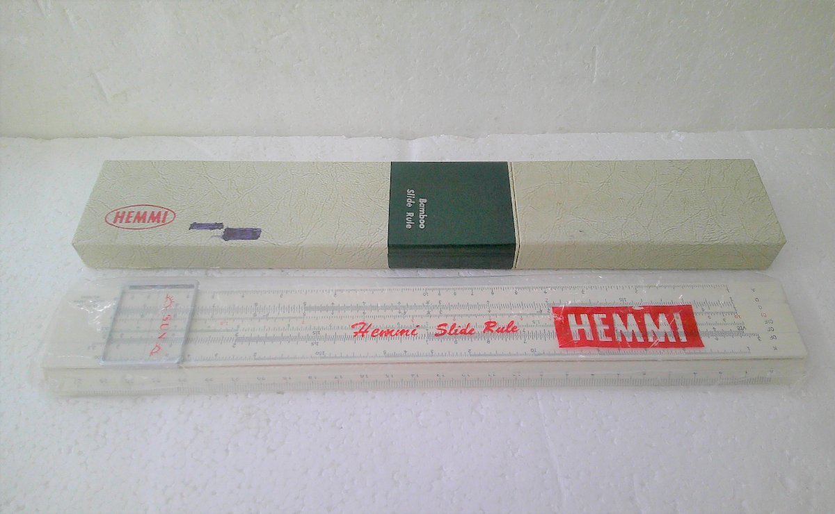HEMMI ヘンミ 計算尺 No.2664S Bamboo Slide Rule 定規 スライド 製図 計測器 昭和レトロ(定規)｜売買されたオークション情報、yahooの商品情報をアーカイブ ...