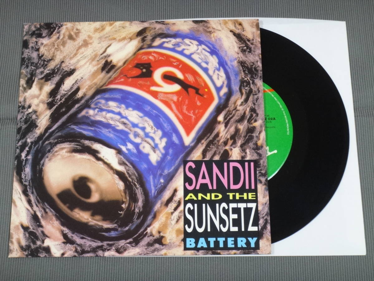 SANDII & THE SUNSETZ/BATTERY/輸入盤/AUSTRALIA/7”EP/PROMO/1987/YMO ②(YMO ...