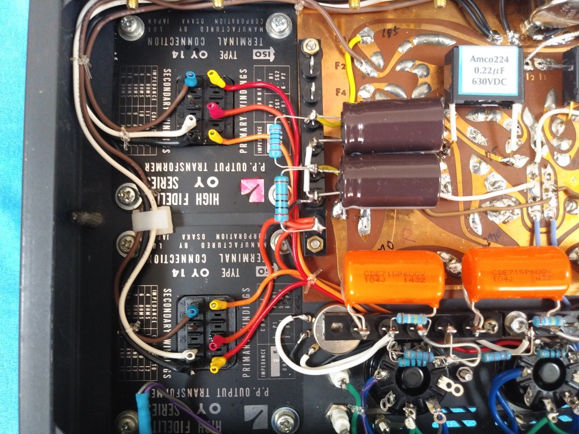 LUXKIT A2500 改造 5881A PP 差動アンプ(本体)｜売買されたオークション情報、yahooの商品情報をアーカイブ公開 ...