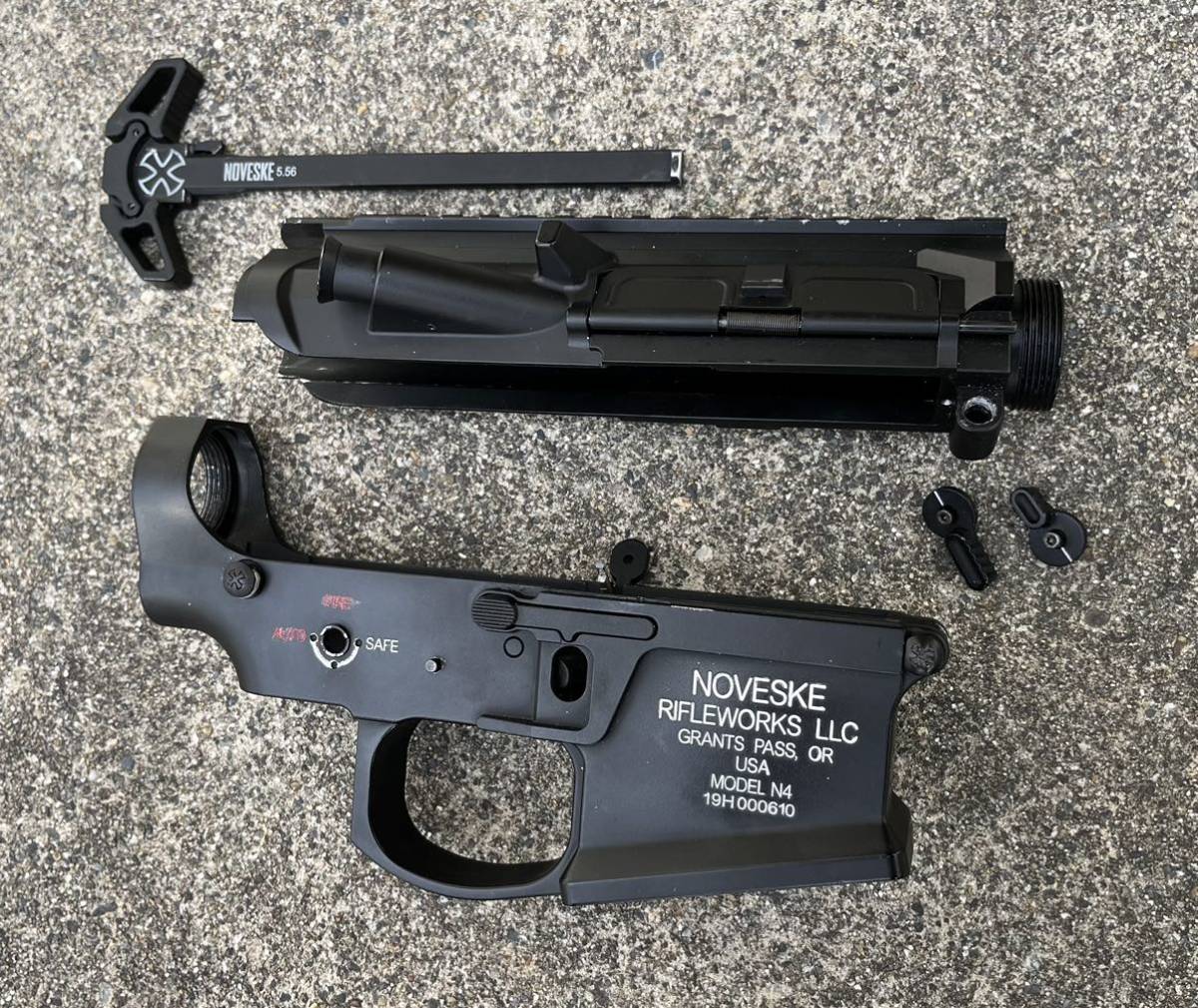 APS NOVESKE N4 Gen4タイプ 電動ガン M4用レシーバーセット BK ジャンク 一部欠品あり 実働品から外しました(パーツ ...