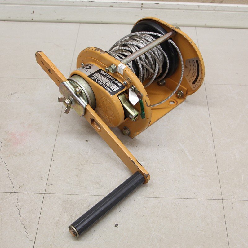 マックスプルウィンチ MAXPULL WINCH GM-1 1000kg以下 手巻き 手動ウィンチ(その他)｜売買されたオークション情報、yahooの商品情報をアーカイブ公開 - オークファン ...