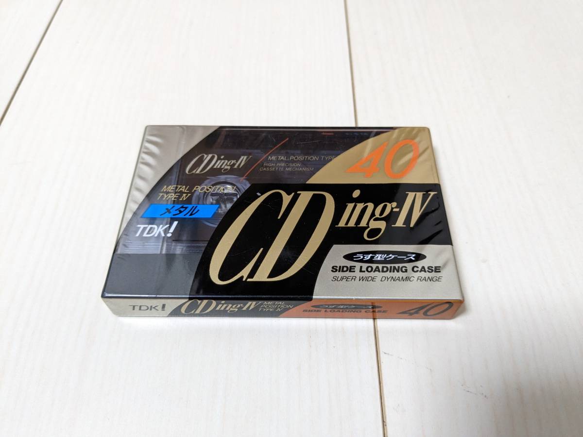 / TDK カセットテープ METAL メタルポジション CDing-Ⅳ 40分 CDING4-40R カラオケ/録音/音楽/CD/オーディオ ...