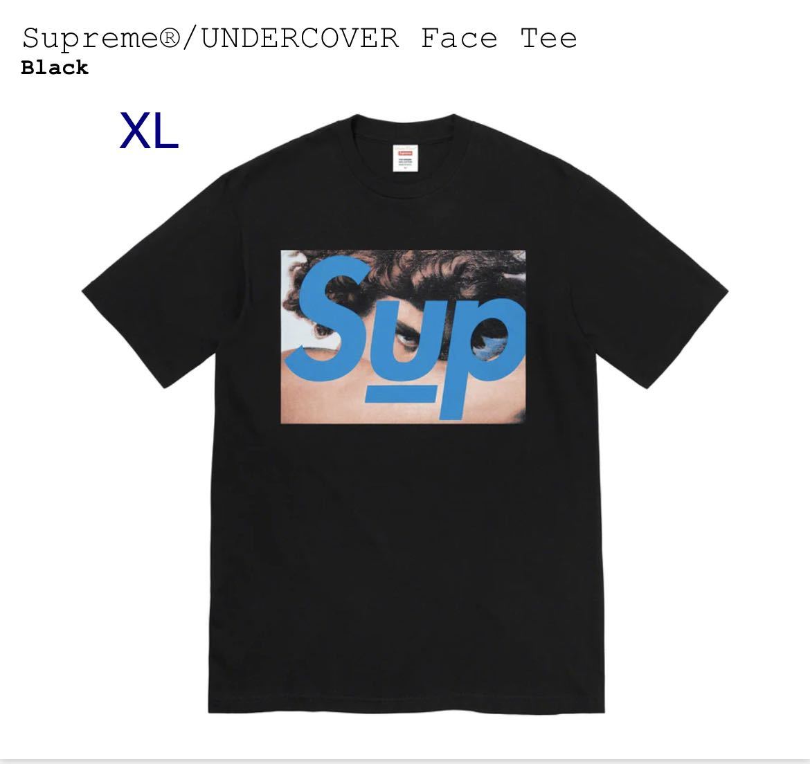 XL Supreme × UNDERCOVER 23SS Week6 Face Tee Black large シュプリーム アンダーカバー ...